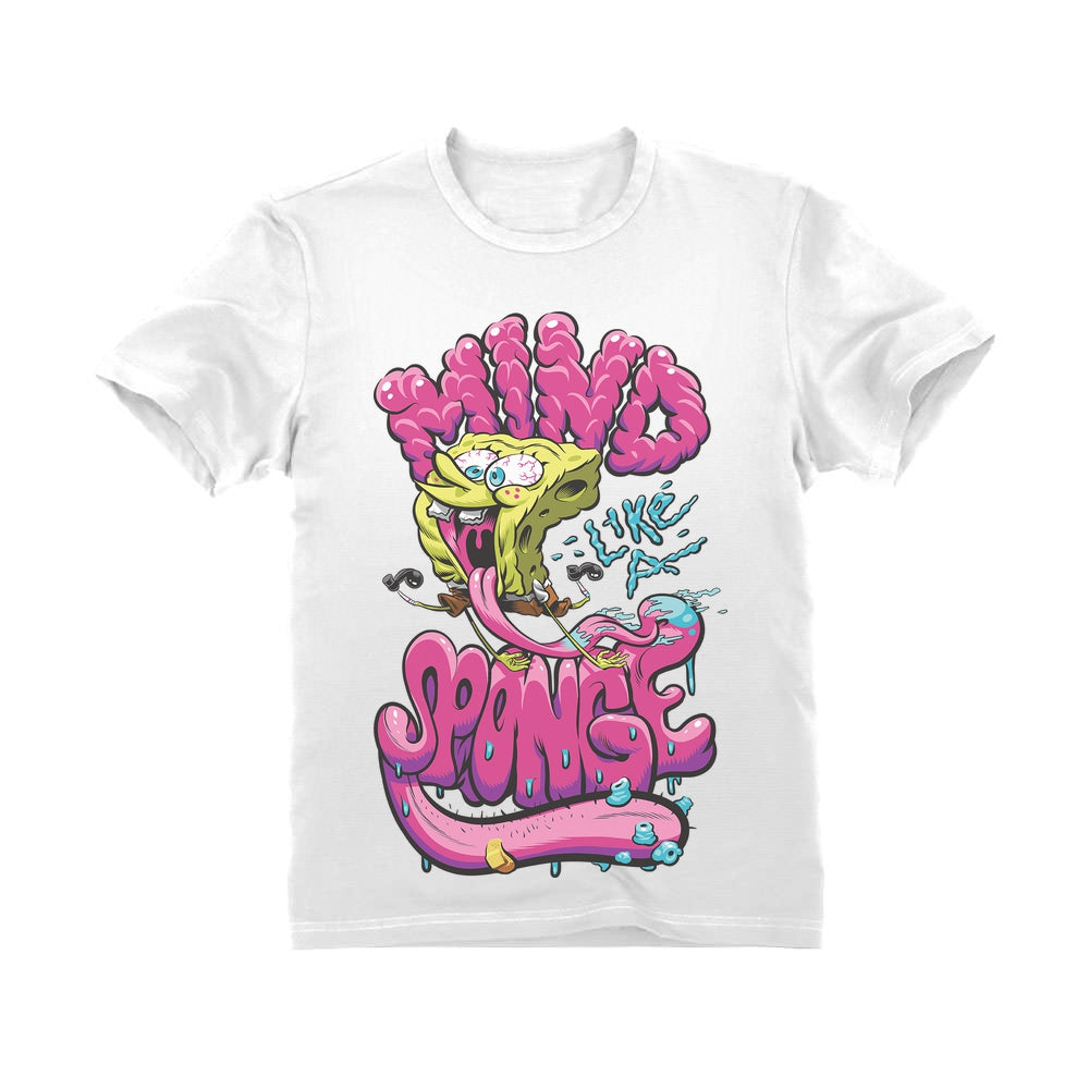 Nickelodeon Spongebob Squarepants Shirt Mind Like a Sponge Funny Youth ...