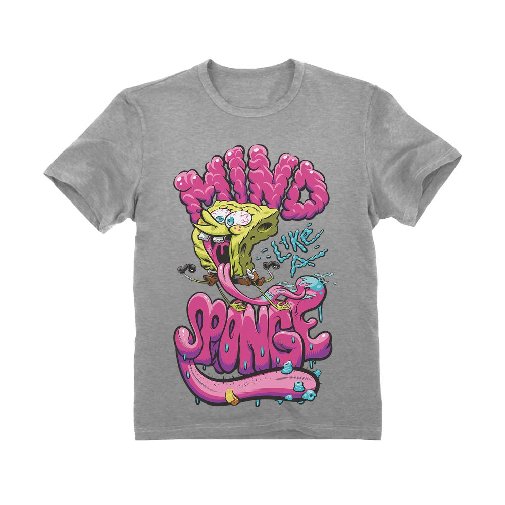 Nickelodeon Spongebob Squarepants Shirt Mind Like a Sponge Funny Youth ...